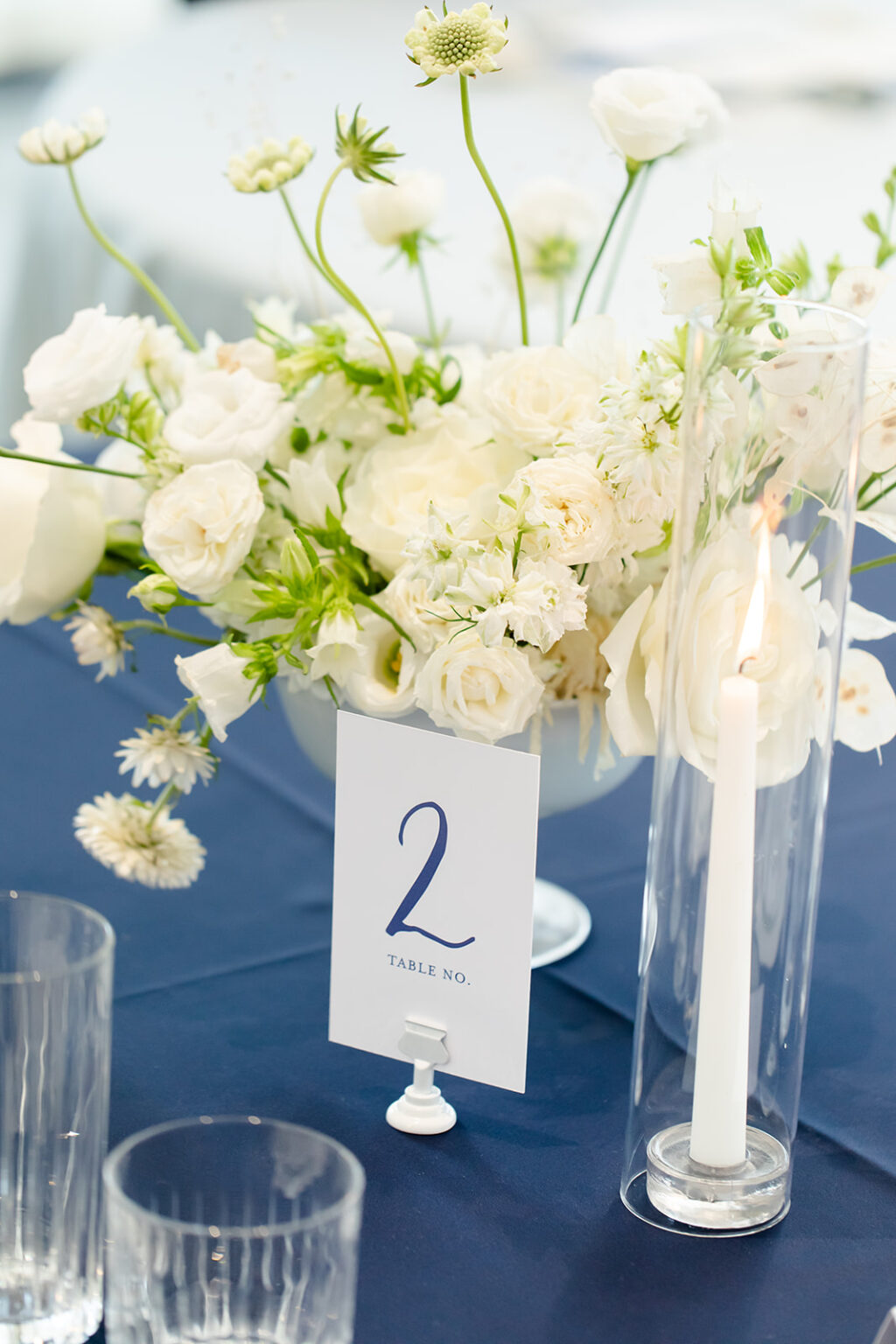 Wedding flower design: RECEPTION - Olive and Gene