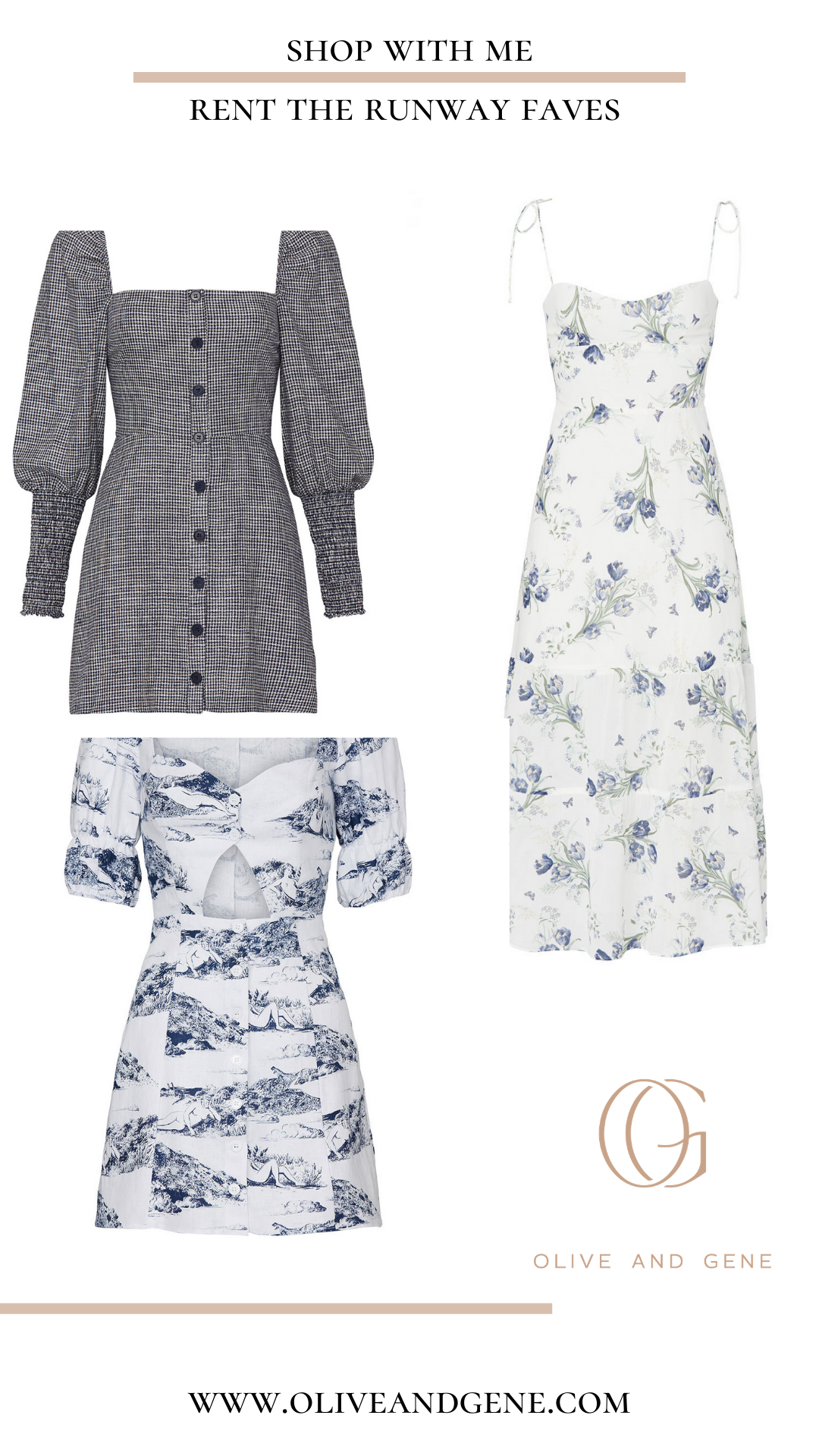 Rent your summer outfits with Rent The Runway - Olive and Gene