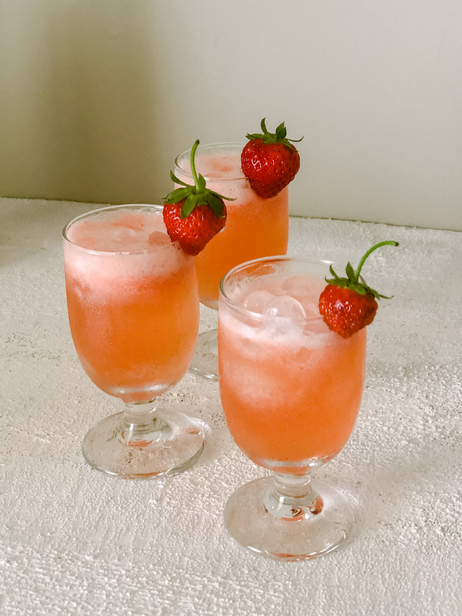 Strawberry puree drink recipe - Olive and Gene